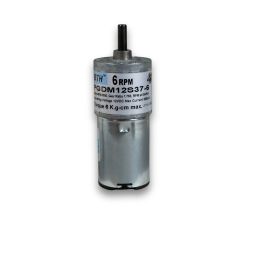 PGDM-12S37-6||12V DC Geared Motors, RPM 6, Gear Ratio 1:750, Length 81.7mm